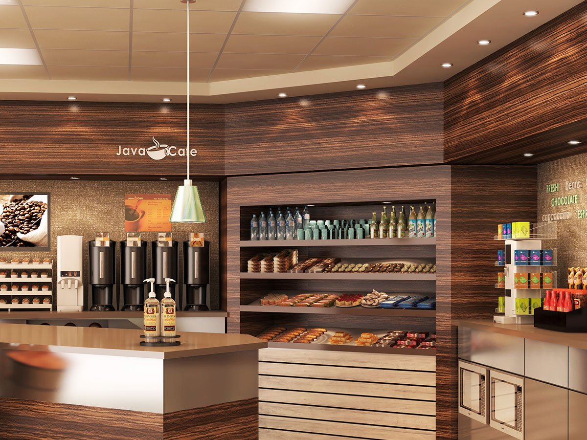 Java Cafe Store Design - Romero Creative and Marketing